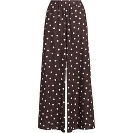 LANDS' END Premium Reinleinen-Palazzohose f&uuml;r Damen, Damen, size: regular, Braun, Leinen, by Lands' End