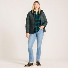 LANDS' END Straight Fit Recover Jeans Mid Waist, Damen, size: regular, Blau, Elasthan/Baumwoll-Mischung/Polyester-Mischung, by Lands' End