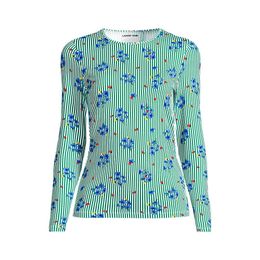 LANDS' END Schnelltrocknendes UPF 50 Sonnenschutz-Badeshirt f&uuml;r Damen, Damen, size: regular, Gr&uuml;n, Nylon-Mischung, by Lands' End