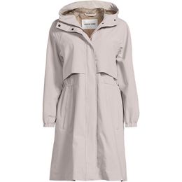 LANDS' END Verstaubarer wasserdichter Squall Regenmantel f&uuml;r Damen in Plus-Gr&ouml;&szlig;e, Damen, size: plus, Beige, Polyester, by Lands' End