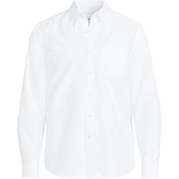 LANDS' END Oxford-Hemd Sail Rigger Classic Fit, Herren, size: regular, Wei&szlig;, Baumwolle, by Lands' End