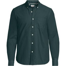LANDS' END Oxford-Hemd Sail Rigger Classic Fit in Tall-Gr&ouml;&szlig;e, Herren, size: tall, Gr&uuml;n, Baumwolle, by Lands' End