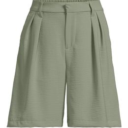LANDS' END Creaseless Shorts 20 cm f&uuml;r Damen, Damen, size: regular, Gr&uuml;n, Polyester, by Lands' End