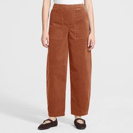 LANDS' END Utility-Barrelhose aus Feincord in Petite-Gr&ouml;&szlig;e, Damen, size: petite, Braun, Elasthan/Baumwoll-Mischung, by Lands' End