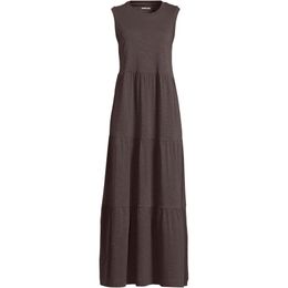 LANDS' END Flammgarn-Maxikleid aus reiner Baumwolle f&uuml;r Damen in Petite-Gr&ouml;&szlig;e, Damen, size: petite, Braun, Baumwolle, by Lands' End