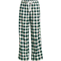 LANDS' END Pyjamahose aus reinem Baumwoll-Flanell f&uuml;r Damen in Plus-Gr&ouml;&szlig;e, Damen, size: plus, Gr&uuml;n, Baumwolle, by Lands' End