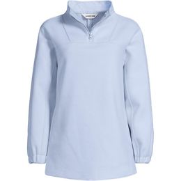 LANDS' END Soft Fleece Pullover in Plus-Gr&ouml;&szlig;e, Damen, size: plus, Blau, Polyester, by Lands' End