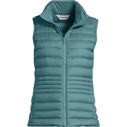 LANDS' END Daunenweste WANDERWEIGHT Verstaubar Ultraleicht f&uuml;r Damen in Plus-Gr&ouml;&szlig;e, Damen, size: plus, Gr&uuml;n, Nylon, by Lands' End