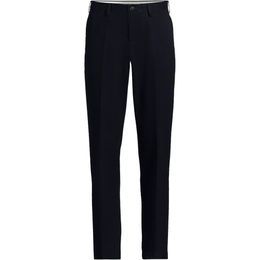 LANDS' END B&uuml;gelleichte Chinohose ohne Bundfalten, Classic Fit, Herren, size: regular, Schwarz, by Lands' End