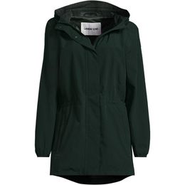LANDS' END Wasserdichte Regenjacke SQUALL mit Packfach f&uuml;r Damen in Plus-Gr&ouml;&szlig;e, Damen, size: plus, Gr&uuml;n, Polyester, by Lands' End