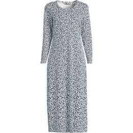 LANDS' END Wadenlanges Langarm-Nachthemd aus reiner Baumwolle f&uuml;r Damen in Plus-Gr&ouml;&szlig;e, Damen, size: plus, Elfenbein, Baumwolle, by Lands' End