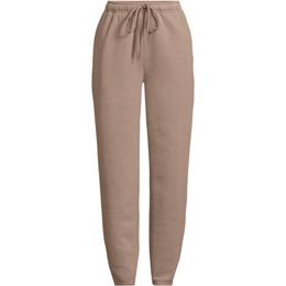 LANDS' END Serious Sweats Jogginghose in Plus-Gr&ouml;&szlig;e, Damen, size: plus, Braun, Baumwoll-Mischung/Polyester-Mischung, by Lands' End