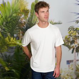LANDS' END Supima-Shirt '63 aus Interlock-Baumwolle, Herren, size: regular, Wei&szlig;, Baumwolle, by Lands' End
