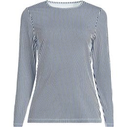 LANDS' END Schnelltrocknendes UPF 50 Sonnenschutz-Gartenshirt in Lang-Gr&ouml;&szlig;e, Damen, size: tall, Blau, Nylon-Mischung, by Lands' End