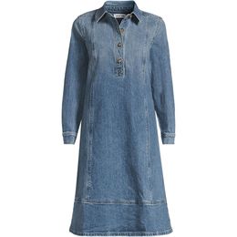 LANDS' END Soft Denim Jeanskleid f&uuml;r Damen in Plus-Gr&ouml;&szlig;e, Damen, size: plus, Blau, Baumwoll-Mischung, by Lands' End