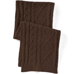 LANDS' END CashTouch Schal, Damen, size: regular, Braun, Polyacryl/Nylon-Mischung, by Lands' End