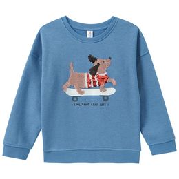 Jungen Sweatshirt mit Wendepailletten