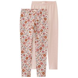 Topolino 2 M&auml;dchen Leggings mit Bl&uuml;mchen