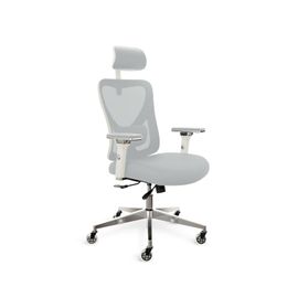 CLOUVOU CleverSeat B&uuml;rostuhl Ergonomisch &ndash; Creme-Wei&szlig;