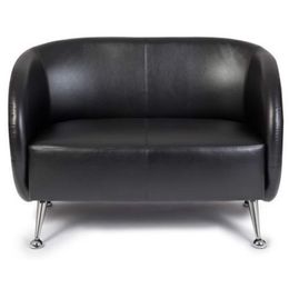 hjh OFFICE Lounge Sofa ST. LUCIA Kunstleder mit Armlehnen