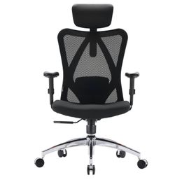 Sihoo Profi B&uuml;rostuhl M18-M148 Stoff / Netzstoff mit Armlehnen (h&ouml;henverstellbar)