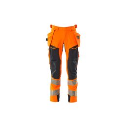 Mascot Hose ULTIMATE STRETCH 90C47 hi-vis orange/schwarzblau (19031-711-14010-90C47)