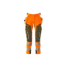 Mascot Hose ULTIMATE STRETCH 76C54 hi-vis orange/moosgr&uuml;n (19031-711-1433-76C54)