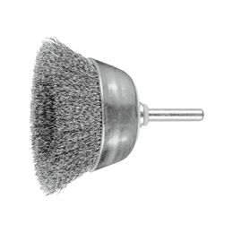 Pferd TOOLS Topfb&uuml;rste ungezopft TBU &Oslash;70mm Schaft-&Oslash;6 mm Stahl-Draht-&Oslash;0,20 (43211201)
