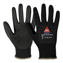 HASE Genua HD Black Schnittschutzhandschuh aus Sinomac&reg; Hybridgarn Gr&ouml;&szlig;e 6 (508507-6)