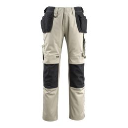 Mascot&reg; Handwerkerhose Bremen 90C47 hellkhaki schwarz (14031-203-5509-90C47)