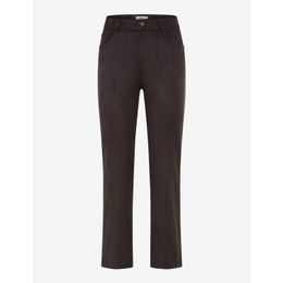 Brax Damen Five-Pocket-Hose Style MAY S GRAPHIT, dunkelgrau, Gr. 48L
