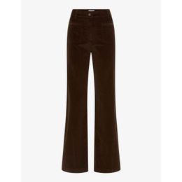 Raphaela by Brax Damen Cordhose Style PEGGY FLARED MARRONE, dunkelbraun, Gr. 52K