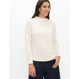 Brax Damen Langarmshirt Style CARINA L soft ecru, Altwei&szlig;, Gr. 42
