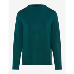 Brax Damen Langarmshirt Style CARINA L dark sea, gr&uuml;n, Gr. 44