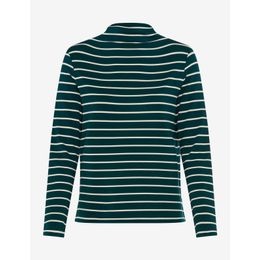 Brax Damen Langarmshirt Style CARINA L dark sea, gr&uuml;n, Gr. 46