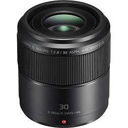 Panasonic Lumix G MACRO 30 mm F2.8 ASPH. O.I.S. 46 mm Filtergewinde (Micro Four Thirds Anschluss) schwarz