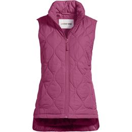 LANDS' END Isolierte FeatherFree Steppweste in Plus-Gr&ouml;&szlig;e, Damen, size: plus, Rot, Polyester, by Lands' End