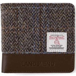 LANDS' END Harris Tweed Portemonnaie, Damen, size: regular, Braun, Wolle, by Lands' End
