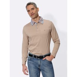 Langarm-Poloshirt