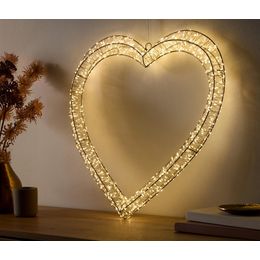Tchibo - Outdoor-LED-Herz - silber