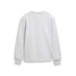 Tom Tailor Sweatshirt mit Print - Jungen - Gr. 128 - grau