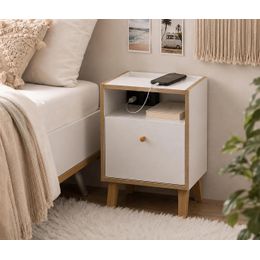 Tchibo - Nachttisch &raquo;Lucka&laquo; - 40,2x32,7x54cm - braun -