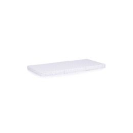 Chipolino Babybett Matratze Stars faltbar, Bezug waschbar, Gr&ouml;&szlig;e 120 x 60 x 6 cm wei&szlig; Sterne