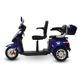 ECO ENGEL 503, Zweisitzer Senioren- / Elektromobil, 25 km/h mit Li-io 30 AH Akku, Blau