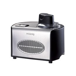 H.Koenig professionelle Eismaschine HF250 - Elektrisch - 1,5 L - 150 W - K&uuml;hlfunktion - Schnelle Zubereitung - Eis, Frozen Joghurt und Sorbet