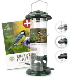 wildtier liebe Futters&auml;ule f&uuml;r Samen, K&ouml;rner & Kerne 23,5cm, Gr&uuml;n