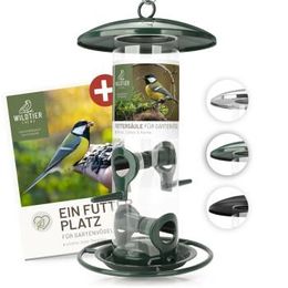 wildtier liebe Futters&auml;ule f&uuml;r Samen, K&ouml;rner & Kerne 26cm, Gr&uuml;n
