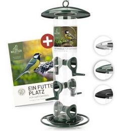 wildtier liebe Futters&auml;ule f&uuml;r Samen, K&ouml;rner & Kerne 35cm, Gr&uuml;n
