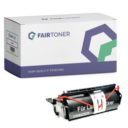 FairToner Kompatibel f&uuml;r Lexmark Optra T 620 (12A6765) Toner Schwarz