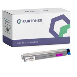 FairToner Kompatibel f&uuml;r OKI C 9650 DN (42918914) Toner Magenta